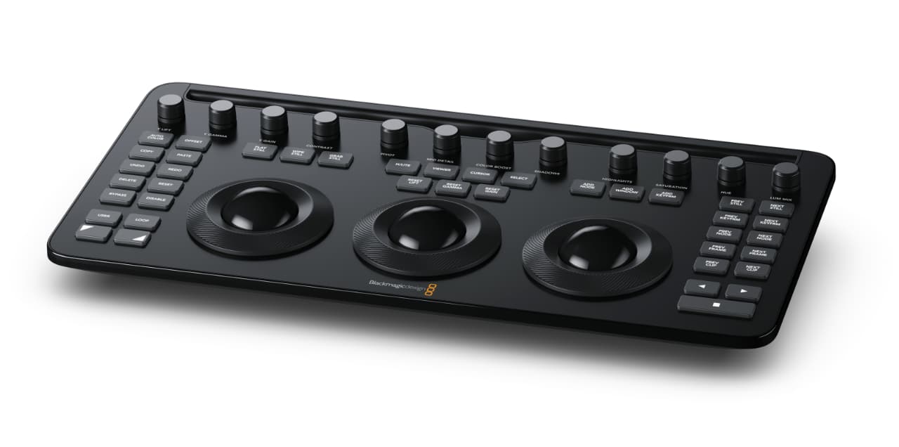 The DaVinci Resolve Micro Color Panel, a new and more affordable ...