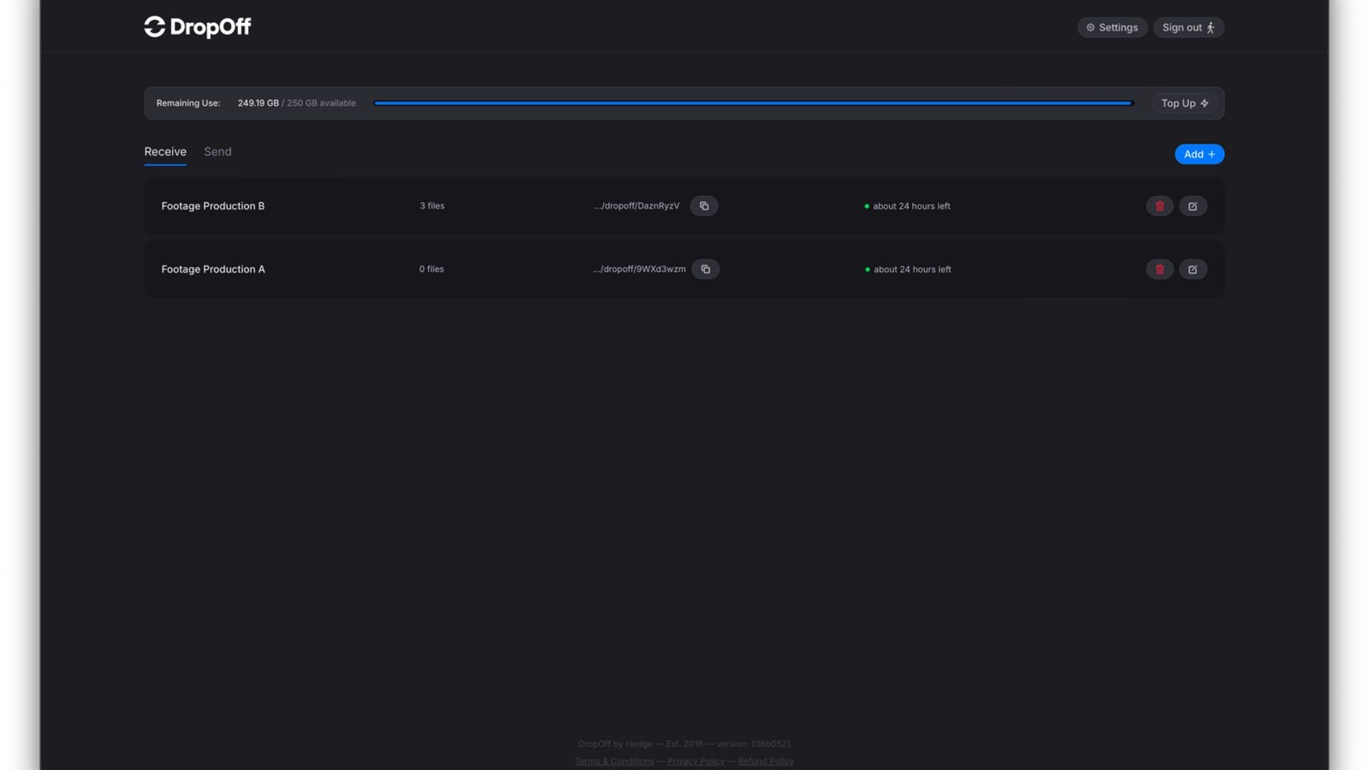 DropOff by Hedge bids to make file sharing easier