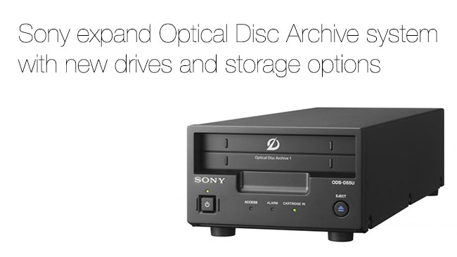 Sony expanding Optical Disc archiving system