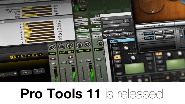 Pro Tools 11.0 released by Avid