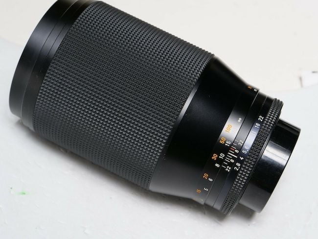 Zeiss ‘Contax’ Sonnar 180mm f/2.8, a fast, heavyweight quality prime lens