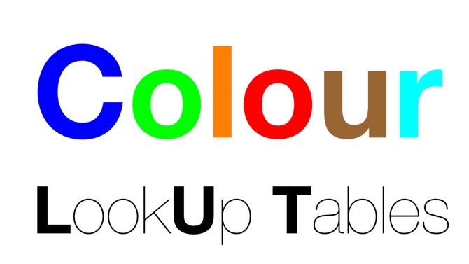 Colour Look Up Tables demystified