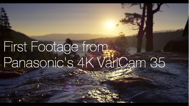First Footage from Panasonic 4K VariCam 35