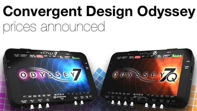 Convergent Design Odyssey 7 modular pricing and codec rental revealed