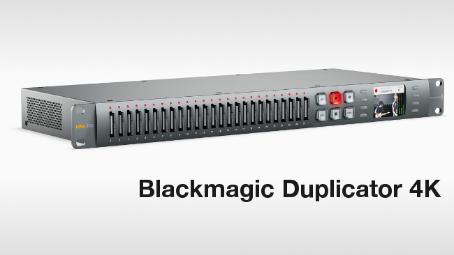 Blackmagic Duplicator offers old-fashioned physical 4K distribution
