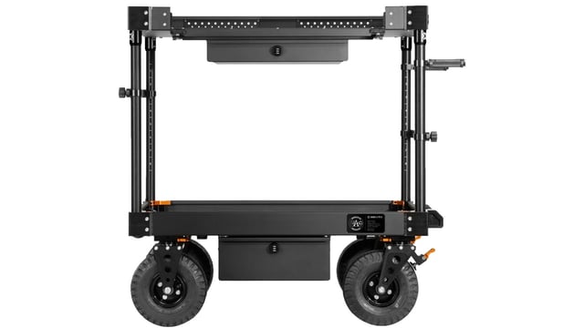 Inovativ's new Apollo cart is highly portable and helps on set productivity