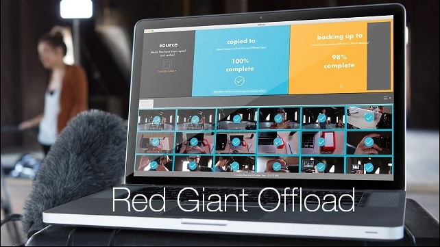 Red Giant Offload - Elegantly simple management of your camera files