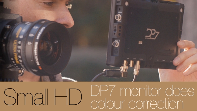 Small HD DP7 monitor solves a big problem: with built-in colour correction