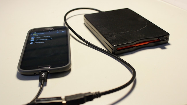 Accessing your floppy drive from your Android phone