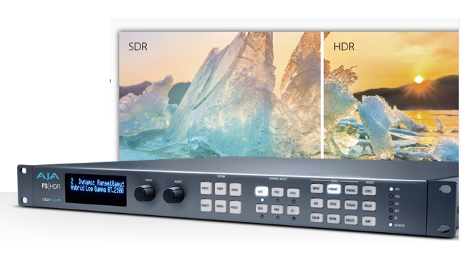 AJA FS-HDR frame synchroniser promises breakthrough HDR conversion