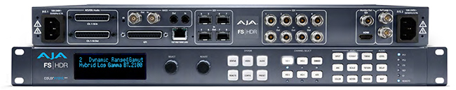 The AJA FS-HDR is an outstanding HDR toolbox