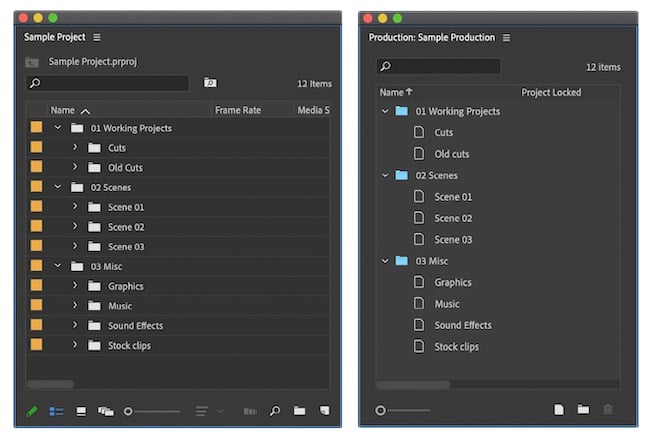 Adobe Productions: Full multi-project workflows and collaborative ...