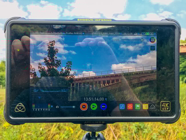 Use an Atomos Shogun Inferno and you'll never want to use your camera viewfinder again