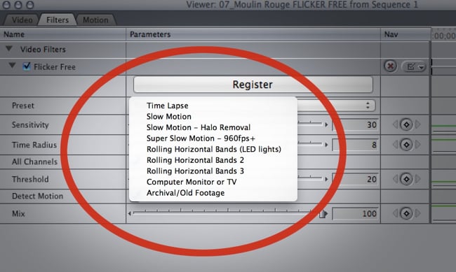 Make your video Flicker Free