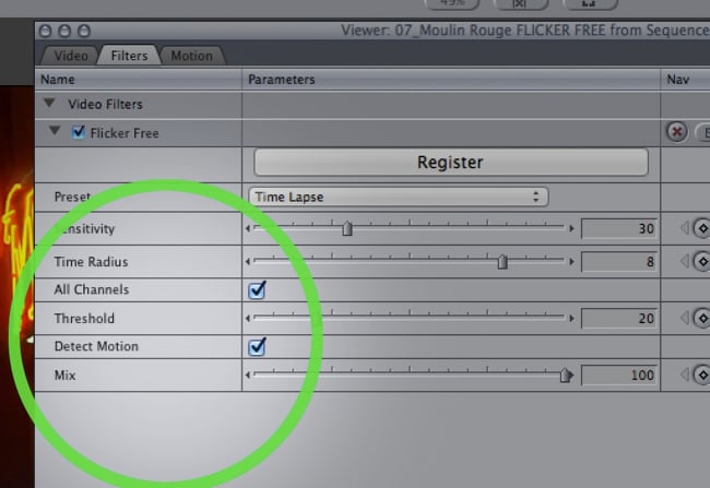 Make your video Flicker Free