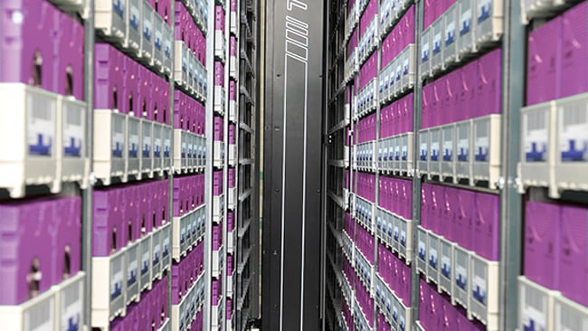 The Spectra TFinity ExaScale Tape Library is big. Really big!