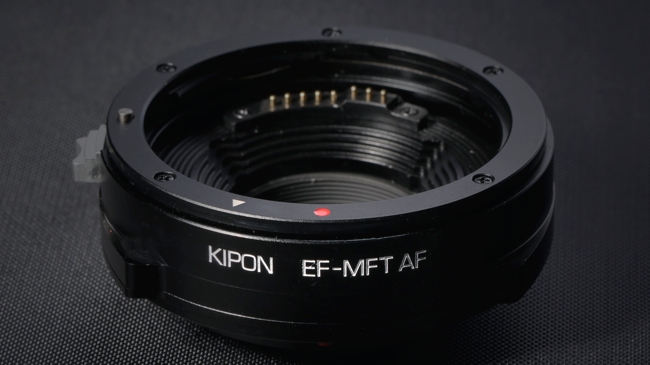 New Canon EF to MFT lens adaptor with autofocus