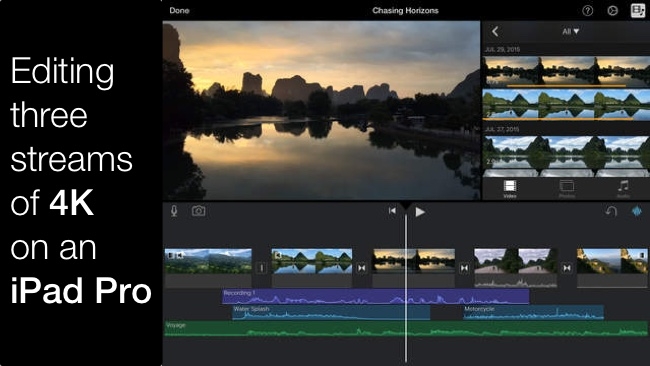 Editing in 4K on iOS