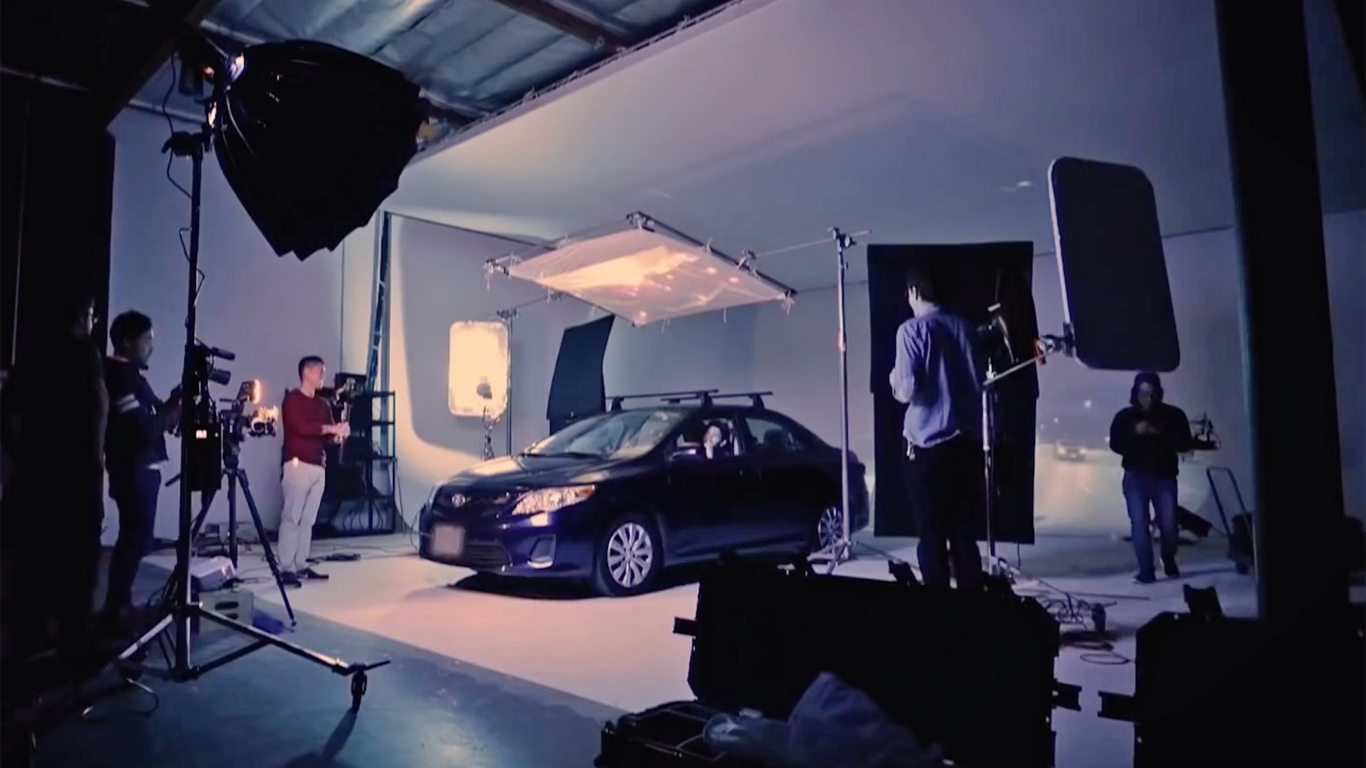 How to shoot effective car interior shots with an $80 projector
