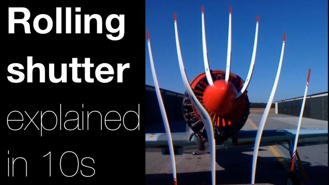 Why Rolling Shutter causes odd effects