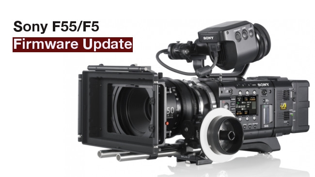 Sony F5/F55 firmware update: quick menu, simultaneous recording modes ...