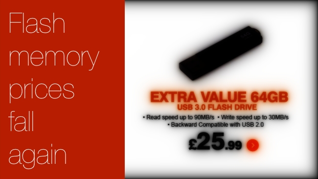 USB Flash Memory Prices still falling