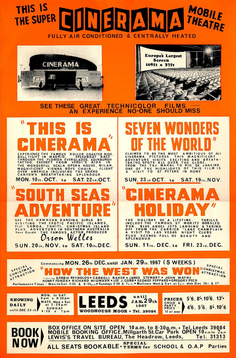 Cinerama: This is how the 1950's revolutionised the big screen experience