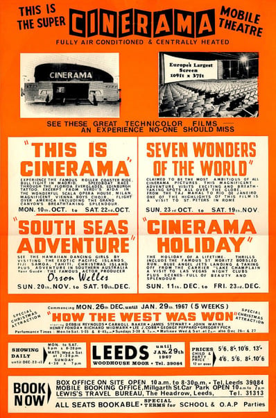 Cinerama: This is how the 1950's revolutionised the big screen experience