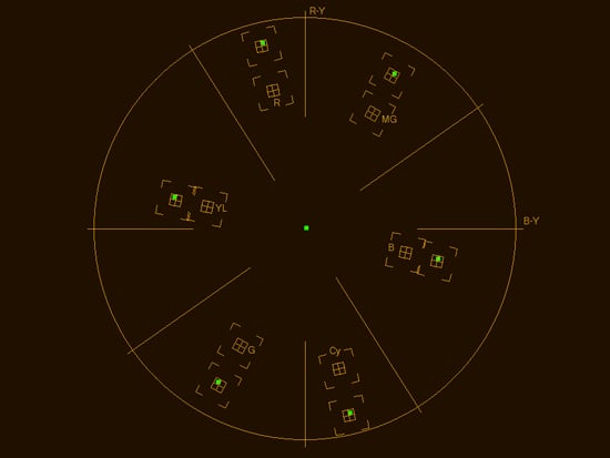 How to understand waveform and vector displays