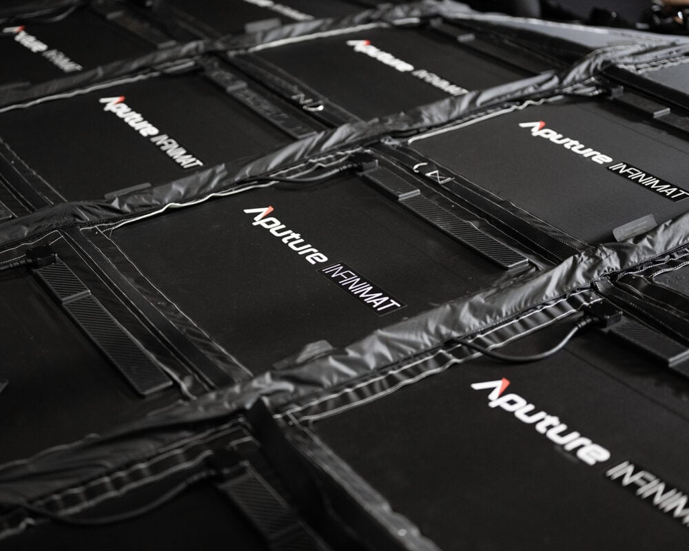 Aputure unveils INFINIMAT lighting system - with airbags