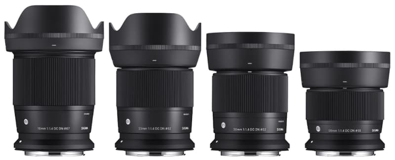 Sigma reveals four new Canon RF Camera Prime lenses