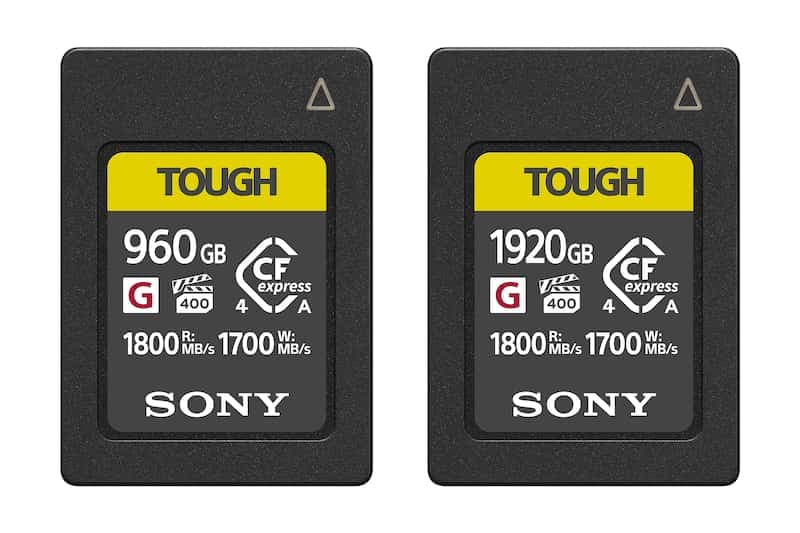 Sony introduces CFexpress 4 compatible CFexpress Type A cards